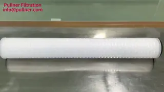 Double open ended   PES Pleated Filter Cartridge for High-Purity Liquid Filtration
