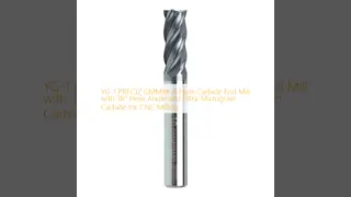 YG  GMM88 Carbide End Mill for Steel and Stainless Steel