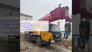 Used SANY 25 Ton Truck Crane STC250H Reliable Lifting Power