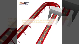 High Speed Multi Size Split Tray Sorter for Warehouses