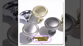 Modern minimalist aluminum alloy single hole handle wardrobe door cabinet door handle drawer spheric