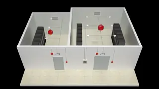 Process of electromagnetic suspension type FM200 fire extinguishing system