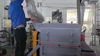 HDPE flakes dewatering machine