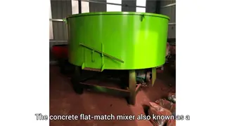 Concrete Flat-Match Mixer混凝土平口搅拌机视频