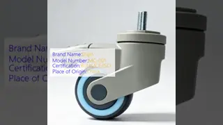 Silent Hospital Bed Casters Durable TPR Wheel Solution