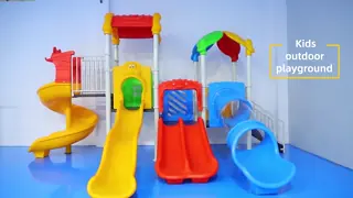 Durable Small Outdoor Playground Slide for Kids