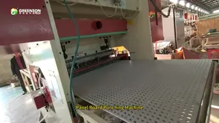 MgO board perforation machine