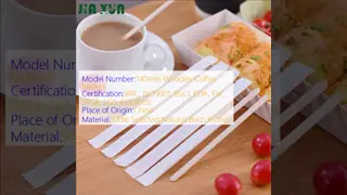 Eco Friendly 140mm Birch Wood Cutlery for Sustainable Dining