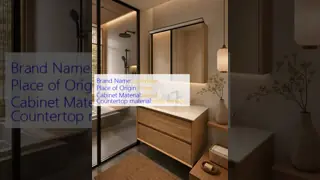 Modern Floating Fluted Wood Bathroom Vanity Upgrade
