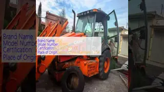 Reliable 4x4 Backhoe Loader for Sale Ready to Work