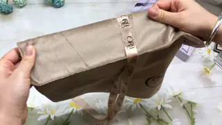 custom logo printed velvet envelope pouch