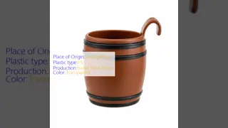 50ml Wooden Grain Barrel Shot Glasses For Whiskey