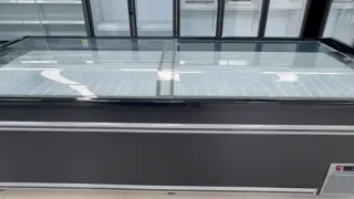High Performance Commercial Glass Door Ice Cream Freezer