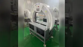2/3 Turns Wrapping Die-Cut Corrugated Board | Orbital Wrapping Machine