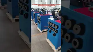 MS-51CG Series Hydraulic Hose Crimping Machines Packed and Ready for Shipment