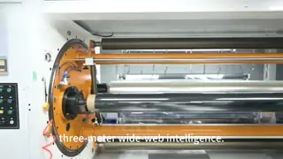 Wide-width architectural window film production line manufacturing 3-meter (118-inch) window film