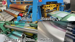 Stainless Steel Coil Processing | Slitting, Cut-to-Length, PVC Film & Surface Finishing