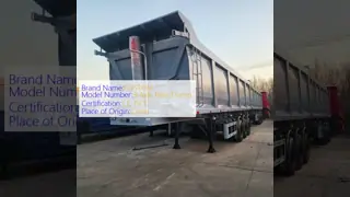 40 Ton Triple Axle Rear Dump Trailer Heavy Duty Hauler