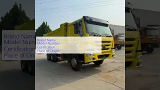 Used HOWO 6x4 375HP Dump Truck Reliable Heavy Duty Tipper