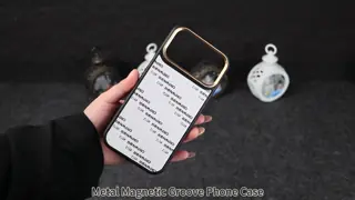 Customizable Metal Bumper Phone Cases For iPhone and Samsung