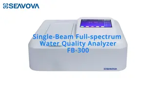 Single Beam Full Spectrum Water Quality Rapid Analyzer FB-300