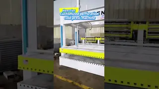 Perforated heat pipe integrated pressure plate cold press