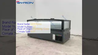 Professional Island Freezer Display High Capacity Cooling