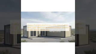 Luxury Glass Prefab Villa Modern Turnkey Home