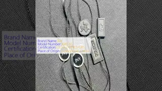 Professional Black Hang Tag Strings for Clothing Labels