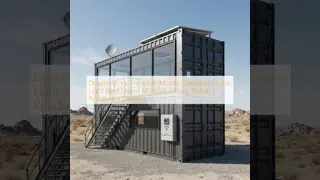 Double Story Modular Container House Fast Assembly