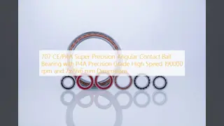 707 CE P4A High Speed Spindle Bearing 7x19x6 mm