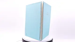 New B5 Custom Logo Spiral Expense Tracker Notebook with Stickers