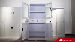 Professional 2-Drawer Steel Medical Instrument Cabinet - Heavy Duty Steel Storage Solution (FC-H3)