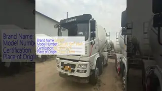 Used DAYUN 10m3 Concrete Mixer Truck Reliable Heavy Duty