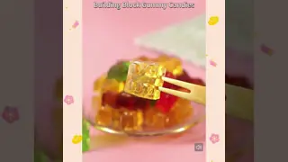 3D Building Block Gummy Candies Juice Flavor Soft Candy Sweets