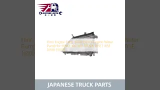 Hino 300 500 J05E Water Pump 16100 E0373 Replacement