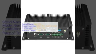 Fanless Industrial PC 3G 4G Dual LAN Dual COM