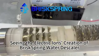 Seeing the Electric Ions' Creation of BriskSpring Water Descaler 3