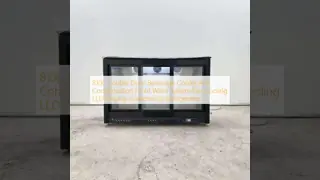 810L Anti Condensation Beverage Cooler Crystal Clear Display