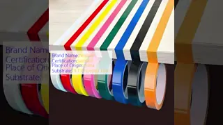 Heavy Duty PET Floor Marking Tape No Residue Industrial Use
