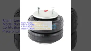 AIRSUSTECH 2B6943 Double Convoluted Air Spring Assembly