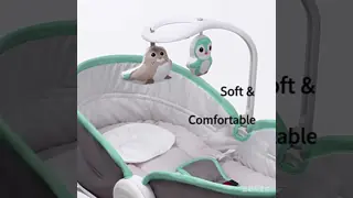 Factory direct supply electric auto rocking baby swing cot for newborn 0-12 months. Silent swing, bu