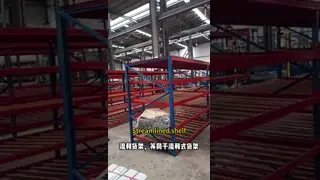 E-commerce Order Picking Gravity Flow Shelving, Fast Sorting FIFO Roller Rack for Logistics Warehous