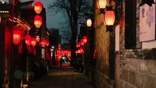 Traditional Chinese Hanging Fabric Lanterns