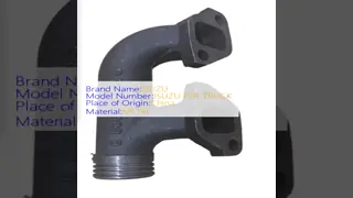 Original Isuzu 6HK1 Exhaust Manifold Pipes Performance Parts