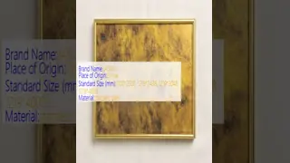 Vintage Antique Brass Stainless Steel Sheet for Decor