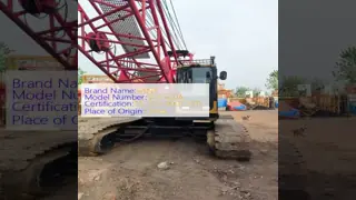 SANY SCC600A 60 Ton Crawler Crane Low Hours Ready To Ship