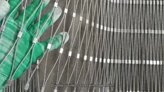Custom Stainless Steel Wire Rope Mesh for Construction Safety
