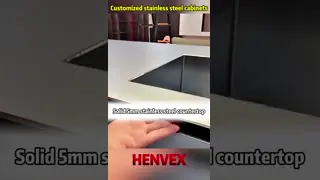 Custom 304 Stainless Steel Balcony Kitchen Cabinet Solution
