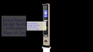 AnKuai P829 Smart Parking License Plate Recognition Terminal